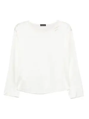 Emporio Armani Silk-blend Top