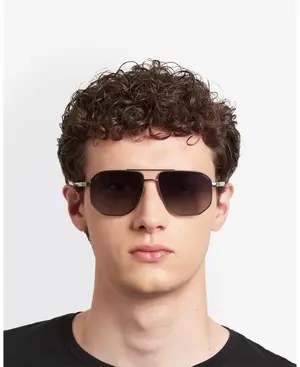 Hugo Boss Square Double Bridge Sunglasses