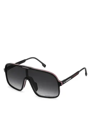 Carrera Eyewear Sport Mask 99mm Sunglasses - Black Red