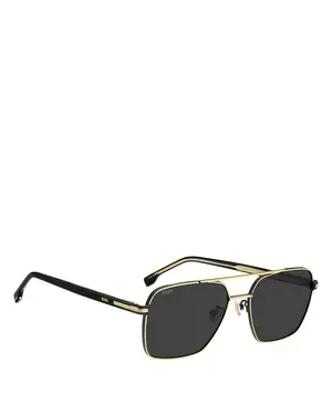 Hugo Boss Rectangle Sunglasses, 58mm