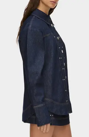 ALIGNE Studded Denim Jacket