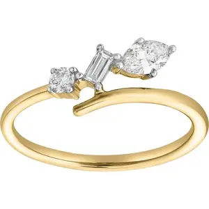 LUVMYJEWELRY 14k Gold 0.35 Ct. Lab Grown Diamond Ring - 14k Yellow Gold