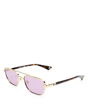 Le Specs Le Mimi Aviator Sunglasses - Gold/pink