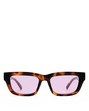 Le Specs Le Castle D Frame Sunglasses - Tortoise