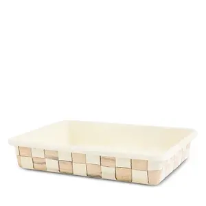 MACKENZIE-CHILDS Mocha Check 9 X 13 Baking Pan - No Color