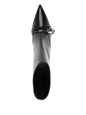 Coperni 70mm Buckle-fastening Boots - Black