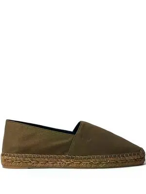 Saint Laurent Logo-embroidered Espadrilles - Brown