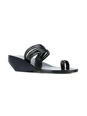 Rick Owens Geometric Wedge Sandals