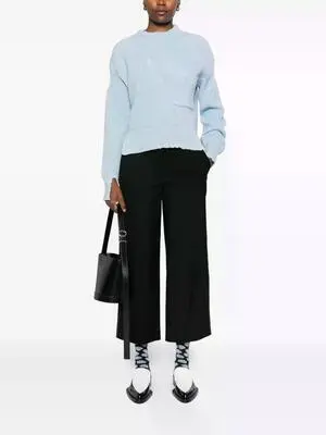 Marni Side-stripe Cropped Trousers