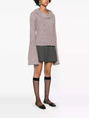 ELEH Turtleneck Wide-sleeve Sweater