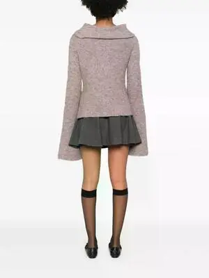 ELEH Turtleneck Wide-sleeve Sweater