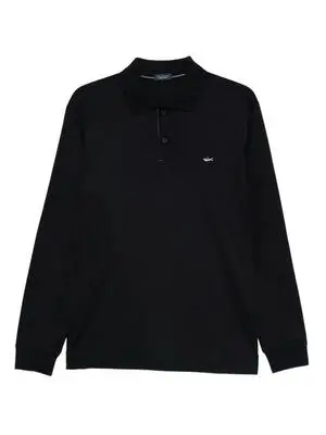 Paul & Shark Long-sleeve Polo Shirt - Black