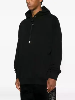 Off-White Logo-motif Hoodie - Black