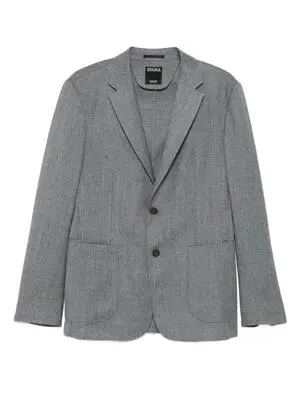 Zegna Button Suit - Grey