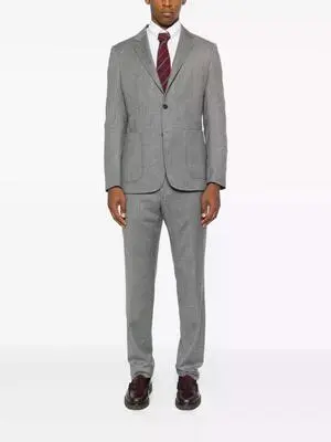 Zegna Button Suit - Grey