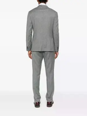 Zegna Button Suit - Grey