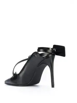 Off-White Warped Leather Pumps