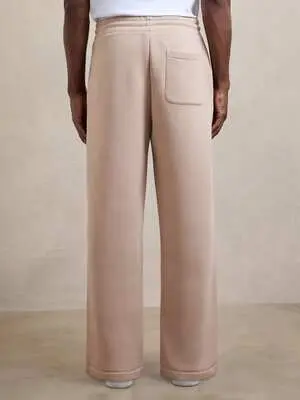 REISS Monterey Cotton-blend Fleece-back Joggers