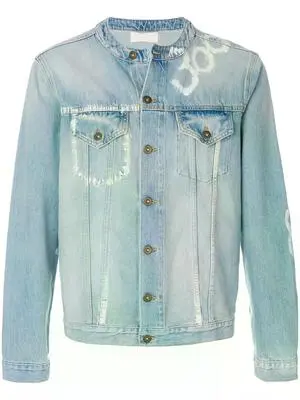 IH NOM UH NIT Printed Denim Jacket