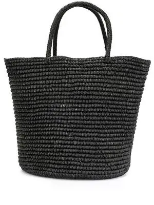 SENSI STUDIO Woven Maxi Tote Bag