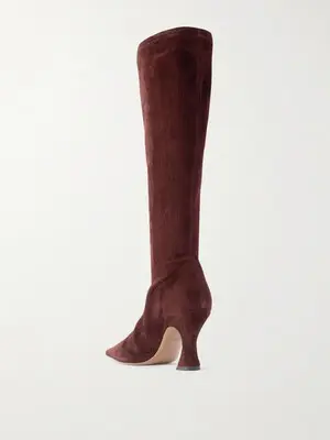 NEOUS Suede Knee Boots - Brown