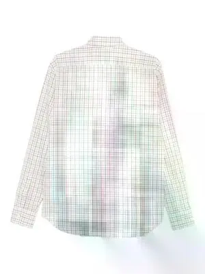 Aspesi Check-pattern Cotton-wool Shirt