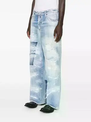 Dsquared2 Patchwork Distressed Jeans