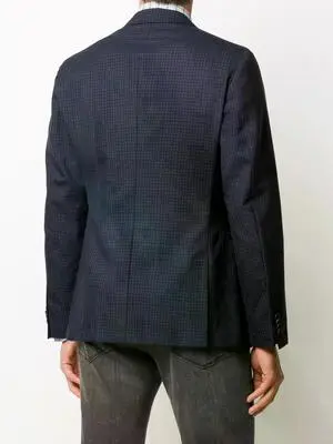 BOSS Checked Single-breasted Blazer