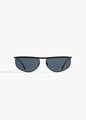 Khaite X Oliver Peoples 1986c Sunglasses - Matte Black / Grey