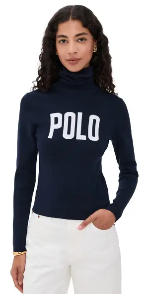 Polo Ralph Lauren Logo Turtleneck