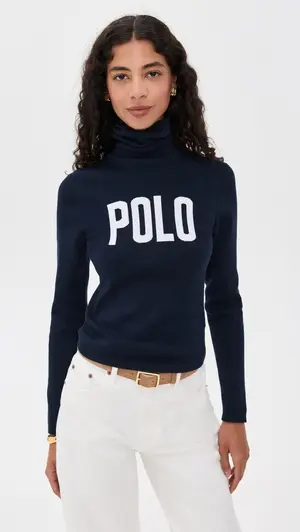 Polo Ralph Lauren Logo Turtleneck