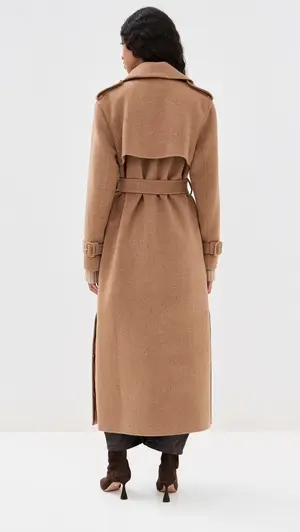 Simkhai Belted Long Coat