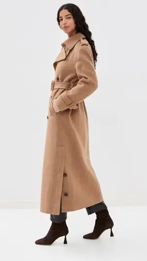 Simkhai Belted Long Coat