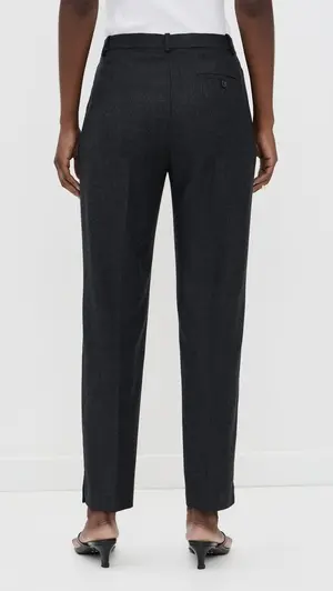 Theory Tapered High-waist Trousers