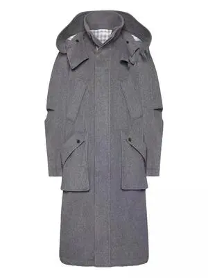 Thom Browne Cashmere Waterproof Hooded Parka