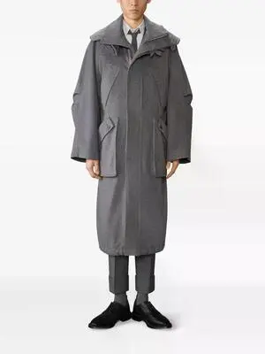 Thom Browne Cashmere Waterproof Hooded Parka