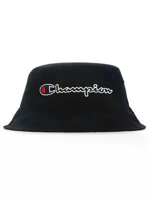 Champion Logo-embroidered Bucket Hat - Black