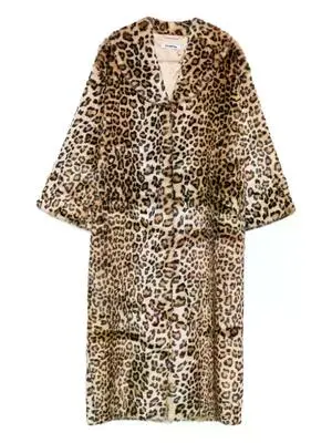 Vivetta Leopard-print Faux Fur Coat
