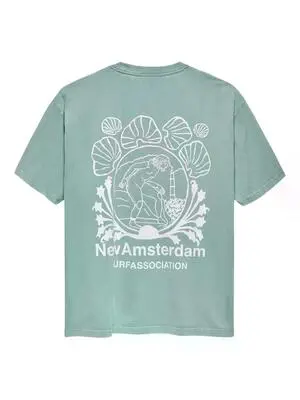 NEW AMSTERDAM SURF ASSOCIATION Lost Surfer Shell-print T-shirt