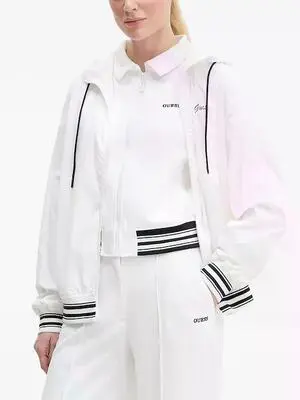 Guess Hooded Zip-front Jacket