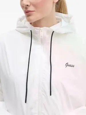 Guess Hooded Zip-front Jacket