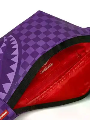 SPRAYGROUND Checked Shark-print Belt Bag