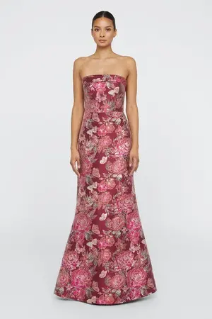 Theia Haven Strapless Gown