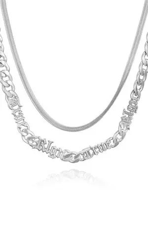 True Religion Layered Chain Necklace