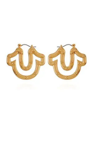 True Religion Hoop Earrings