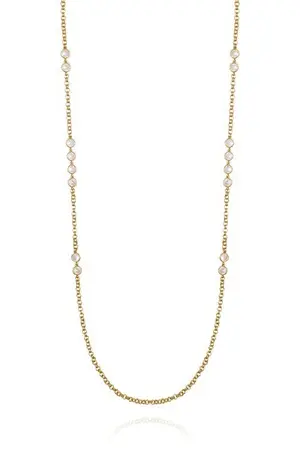 Vince Camuto Long Station Necklace - 14k Gold Plated