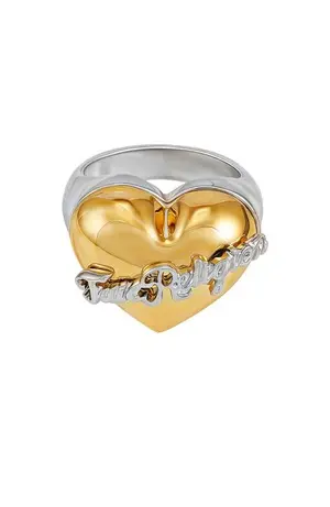 True Religion Heart Logo Ring