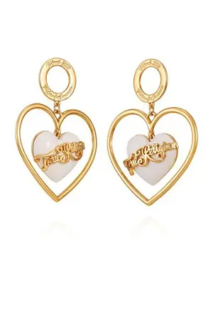 True Religion Heart Drop Earrings
