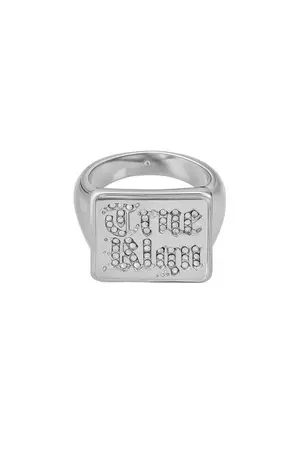 True Religion Logo Square Ring