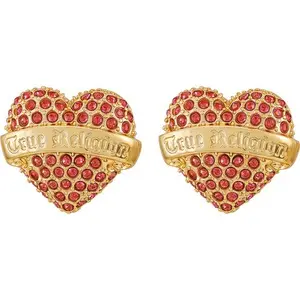 True Religion Heart Stud Earring - Pink